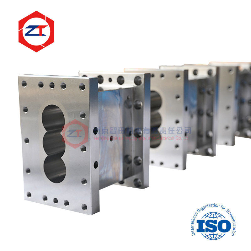 Triple Screw Combi Closed Extruder Screw And Barrels Cr26 Material 75mm ...
