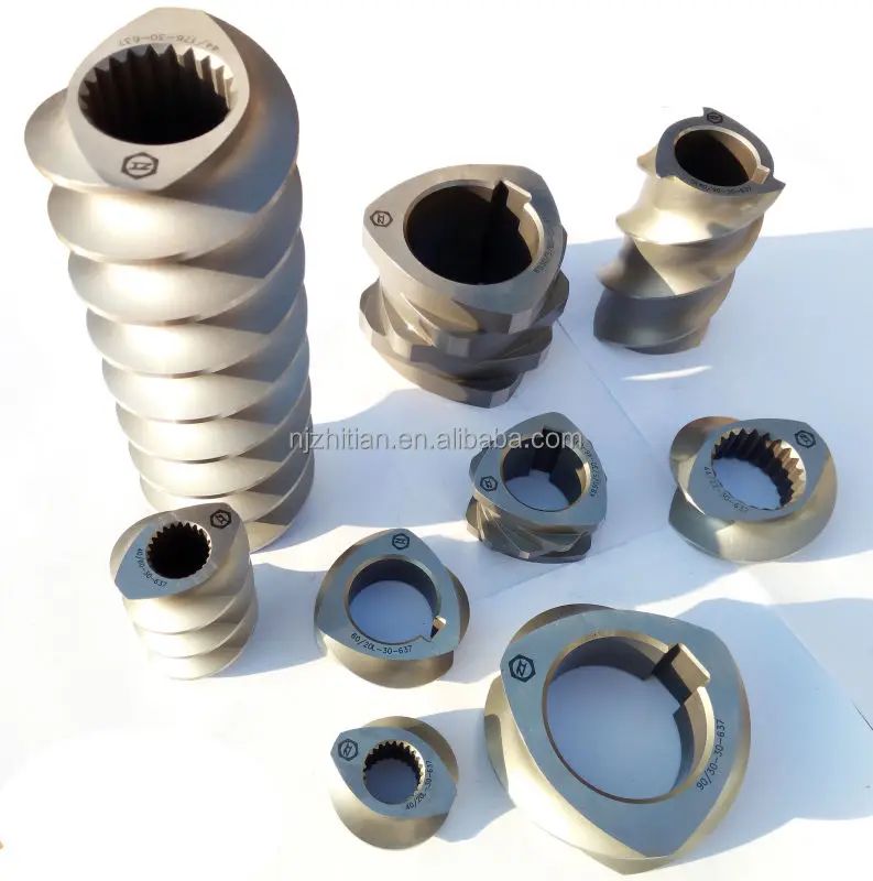 Customized Twin Screw Extruder Screw Elements For Continuous Operation