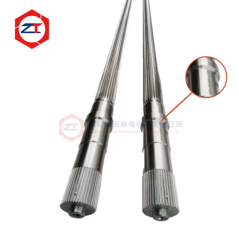 WR15E Solid Type Twin Screw Extruder Shaft For Double Extrusion Performance