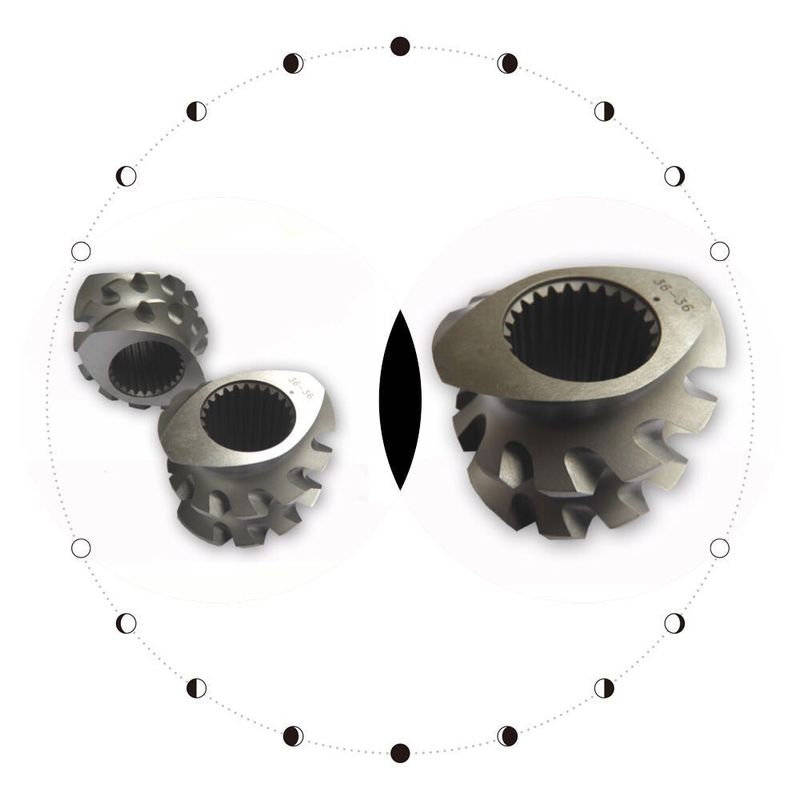 Extruder Machine Twin Screw And Barrel Double Screw Extruder Parts ...