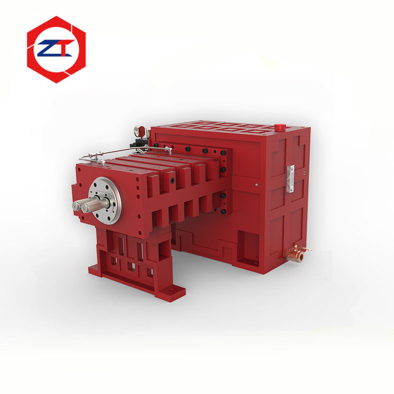 Plastic Extruder Variable Speed Gearbox / Axis Parallel Shaft Gearbox ...