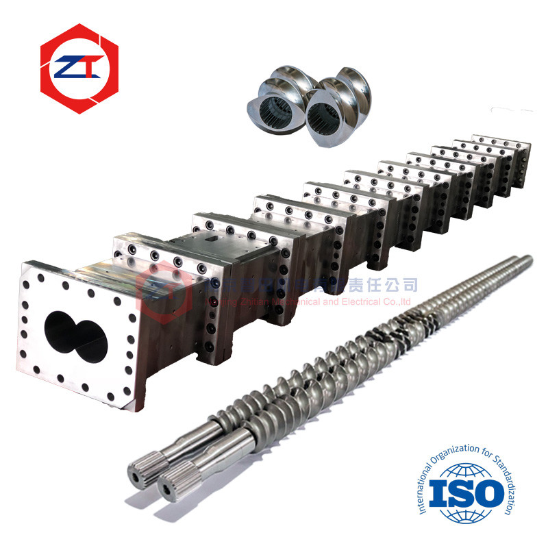 High Wear Resistance Screw And Barrel 38Crmoala PVC 65mm Extruder ...