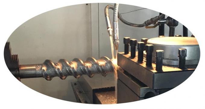 Three Flighted Twin Extruder Machine Screws Metal Color High Shear ...