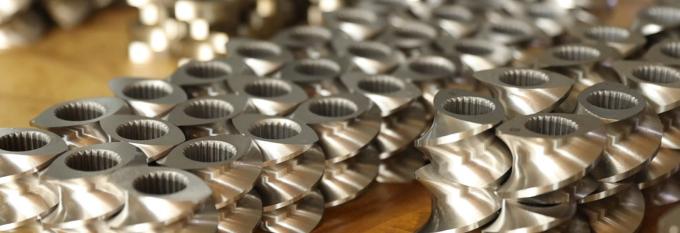 Customized Twin Screw Barrel Type Plastic Twin Screw Extruder Screw Element