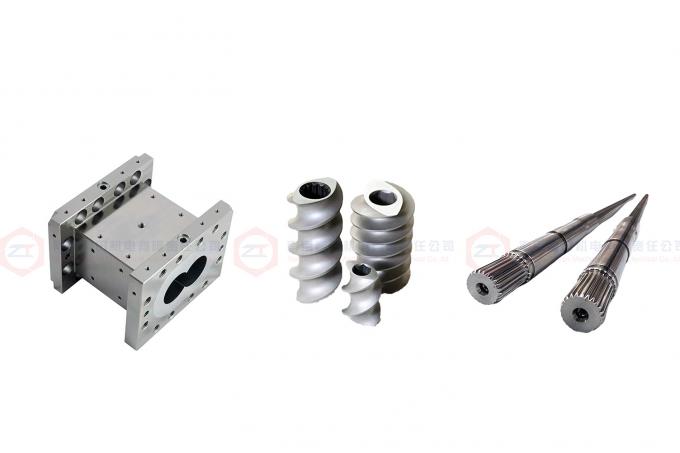 Co Rotating Parallel Extruder Screws And Barrels ISO Certification